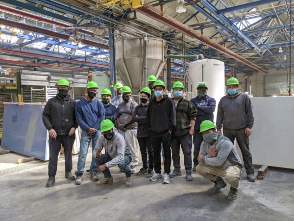 IceStone - Recycled Glass Countertops. Made in the USA