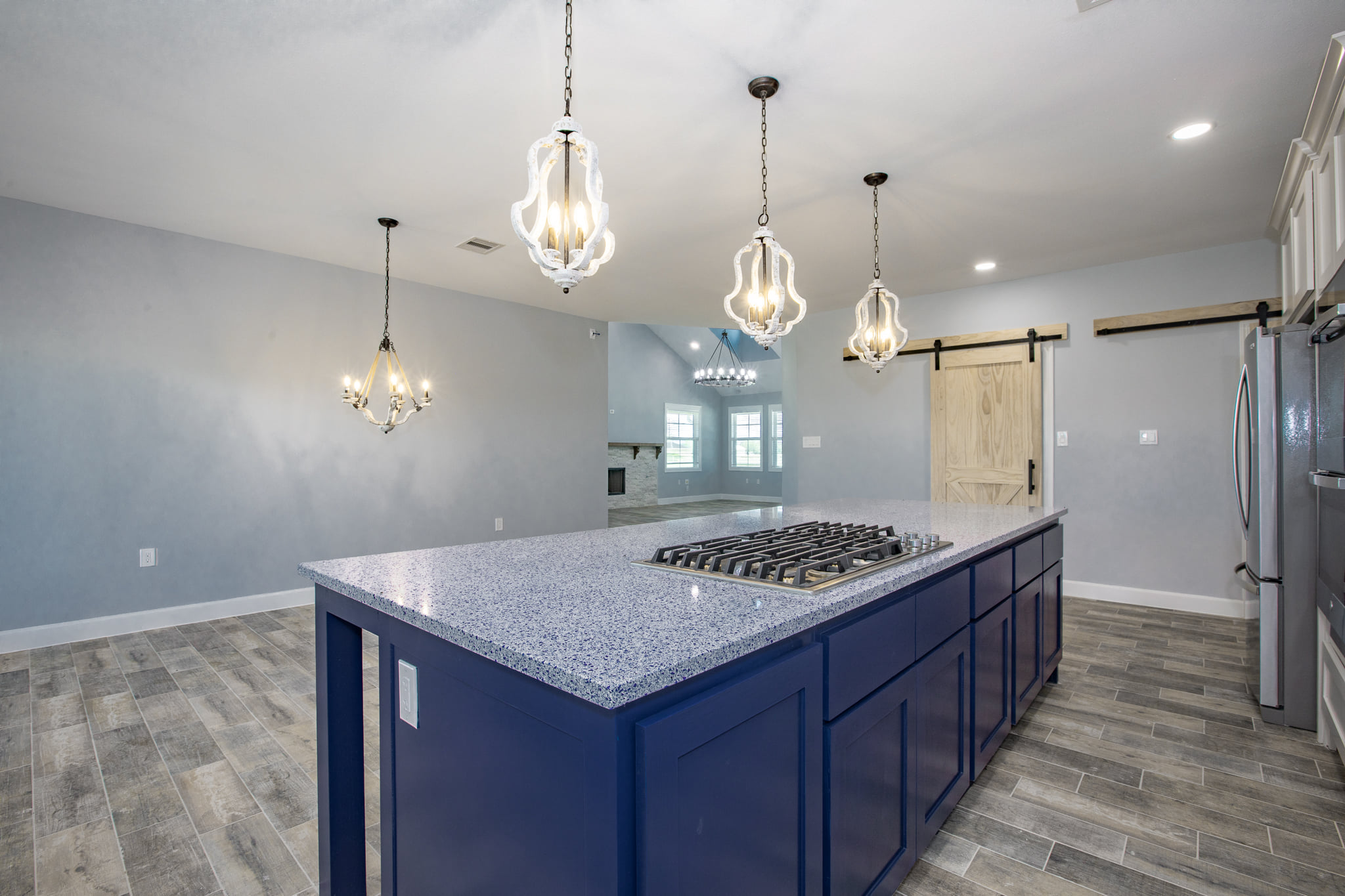 Custom Built Home with IceStone Cobalt Ice Countertops